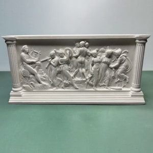 The Dance of the Muses on Helicon Statue, Greek Bas-relief Sculpture ...