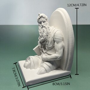 Moses Sculpture Mythology Figurine, Grecian Bust Plaster Statue,ancient ...