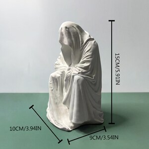 The Cloak of Conscience Plaster Statue, Halloween Decor, Replica ...