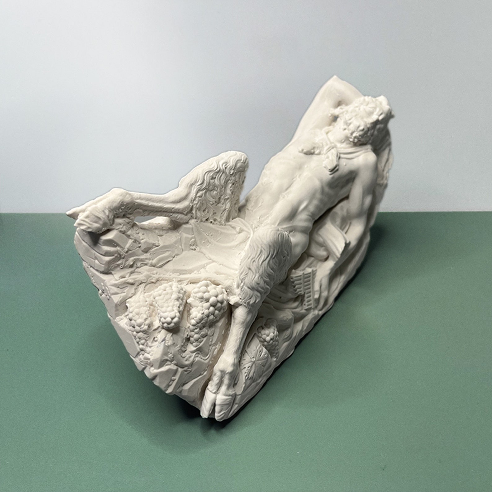 Pan Greek Bust: Classical Mythology Plaster Sculpture, Shelf Decor - Etsy