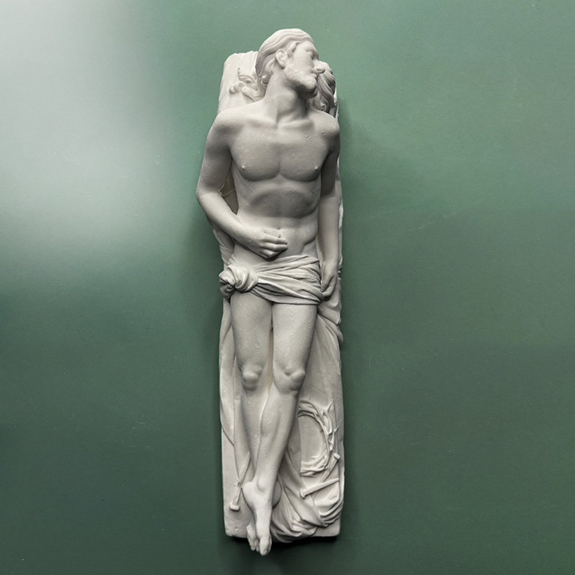 Greek Mythology Decor Sleeping Male Plaster Sculpture Greek - Etsy