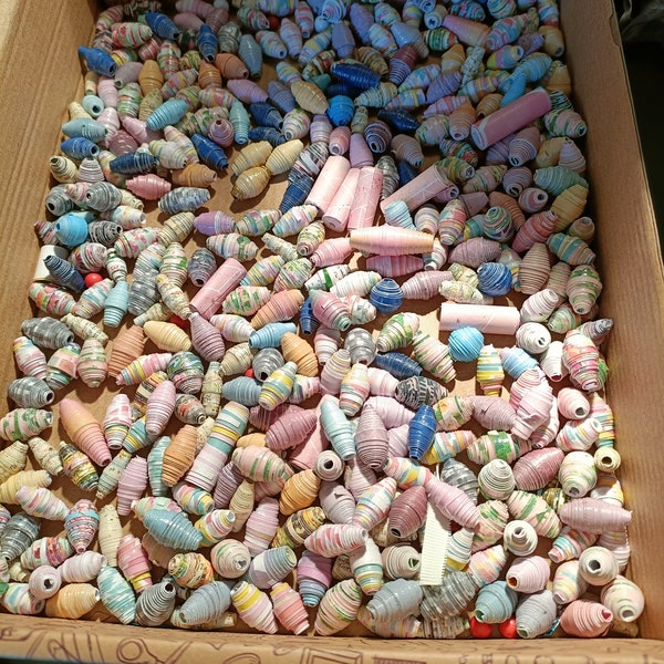 Handmade Paper Beads - Etsy