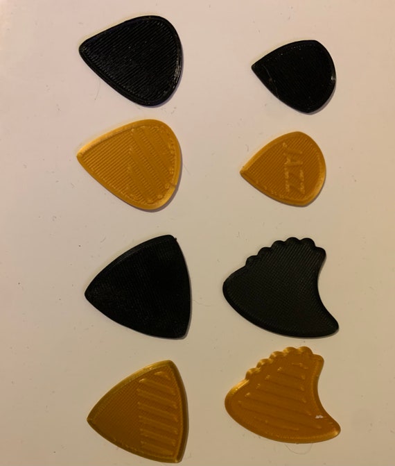 3D Printed Pick Selection 8 Pieces | Etsy