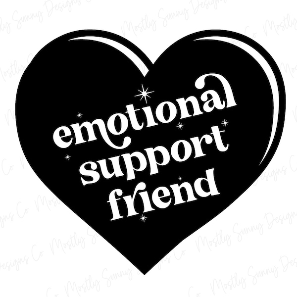 Emotional Support Person Svg - Etsy