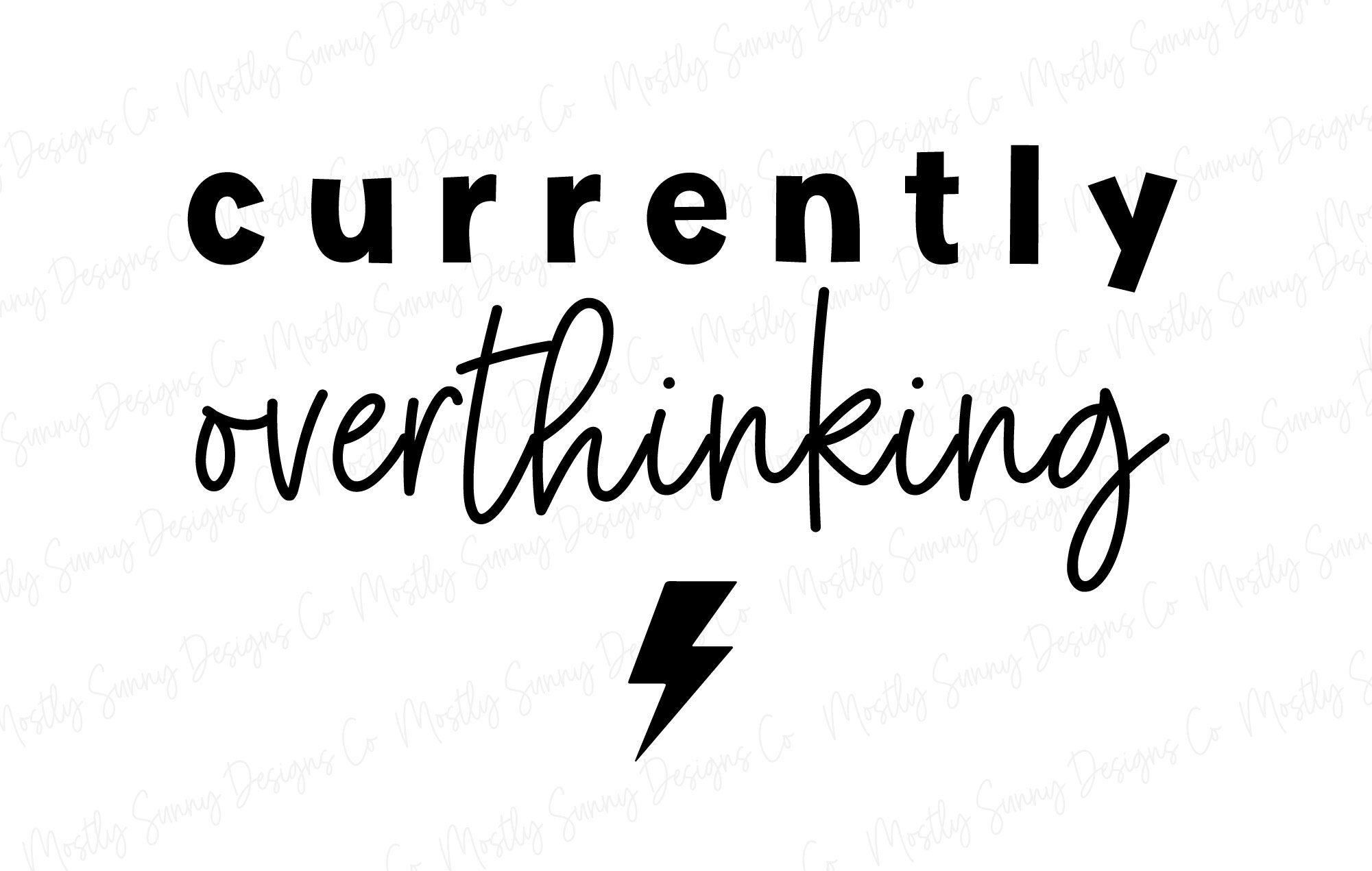 Currently Overthinking .svg .png .jpg .eps, Mental Health, Overthinker ...