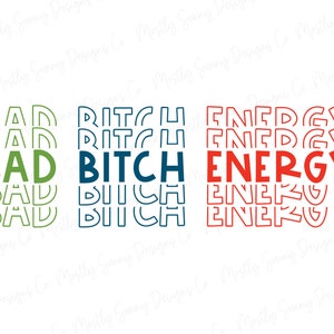 Bad Bitch Energy .svg .png .jpg .eps, Boss, Decals, Digital Download ...