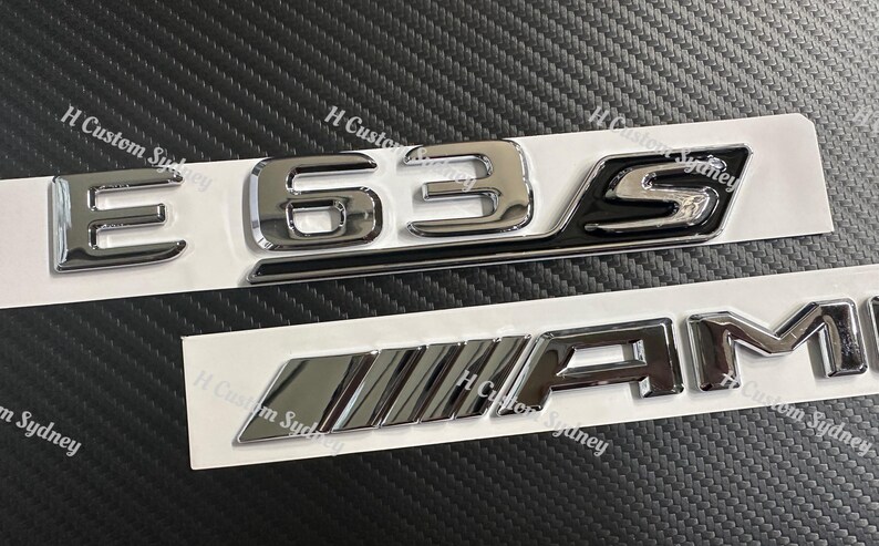 Chrome OEM E63S Badges Pack for Mercedes E63S W213 2021-2023 Model - Etsy