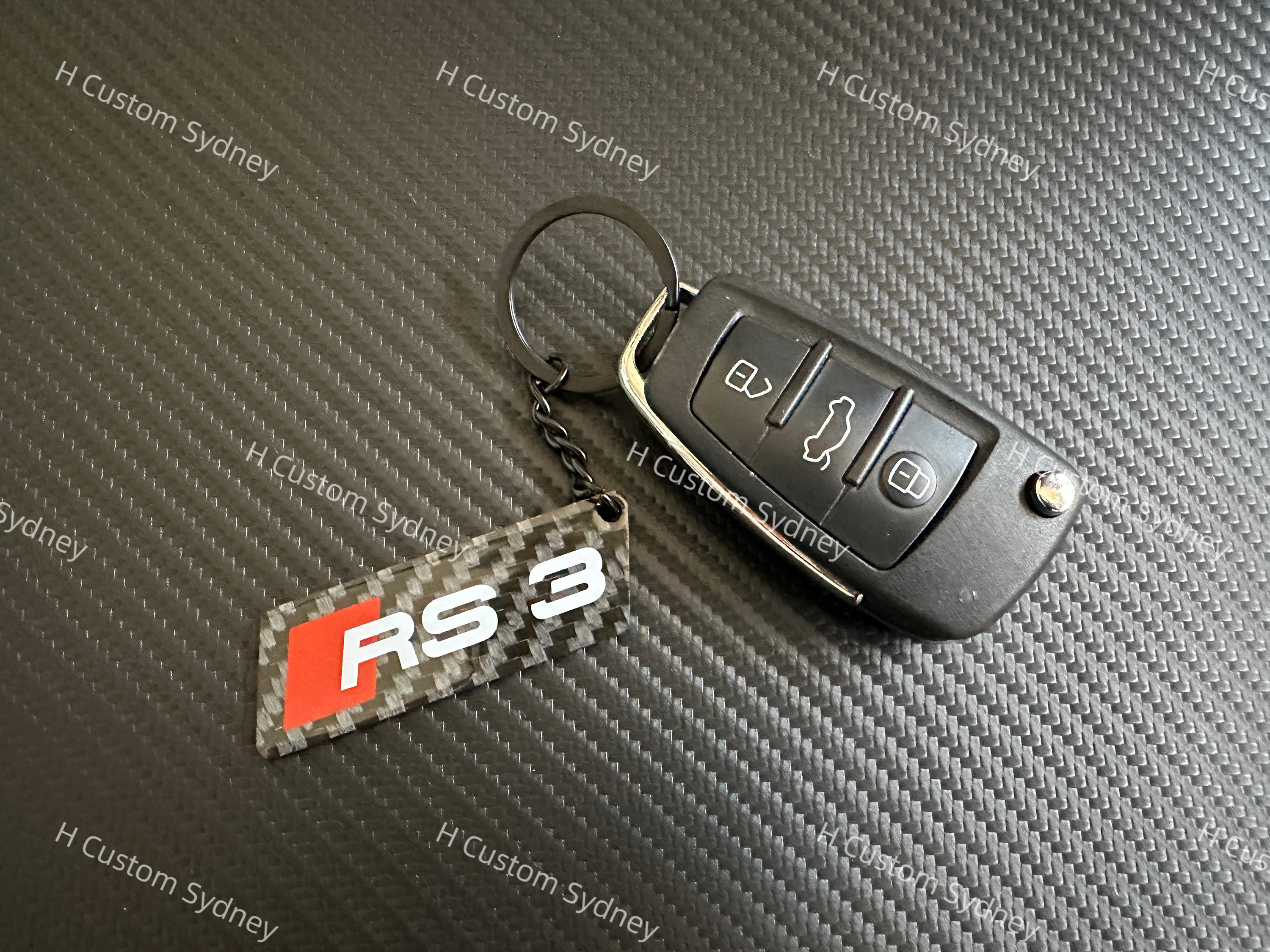 Audi RS3 Gloss Black Badges Emblems Package for RS3 8V - Etsy