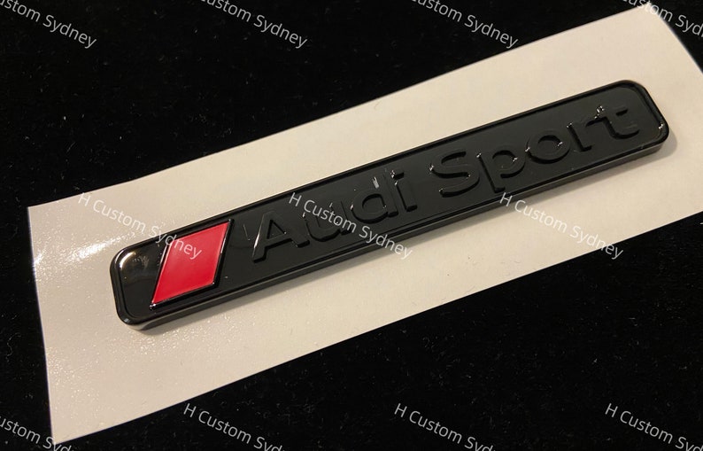 Audi RS3 Gloss Black Badges Emblems Package for RS3 8V - Etsy