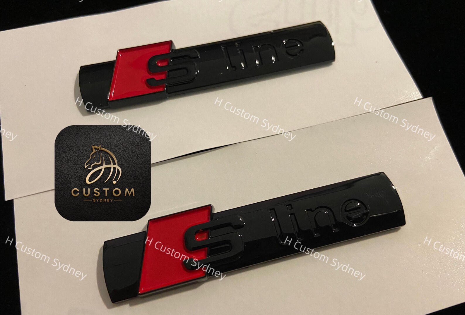 A6 Gloss Black Full Badges Package for Audi A6 C8 40 45 55TFSI ...
