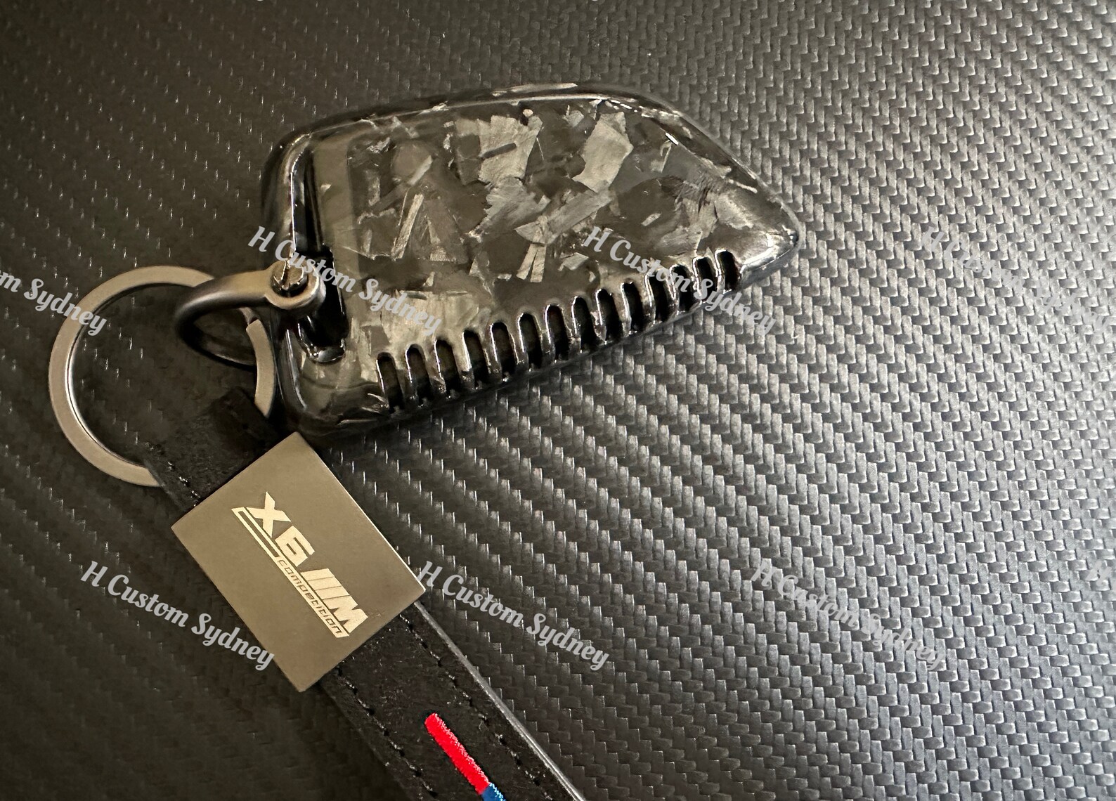 Genuine Carbon Fiber M3 M4 M5 M8 X3M X4M X5M X6M Competition Keychain ...