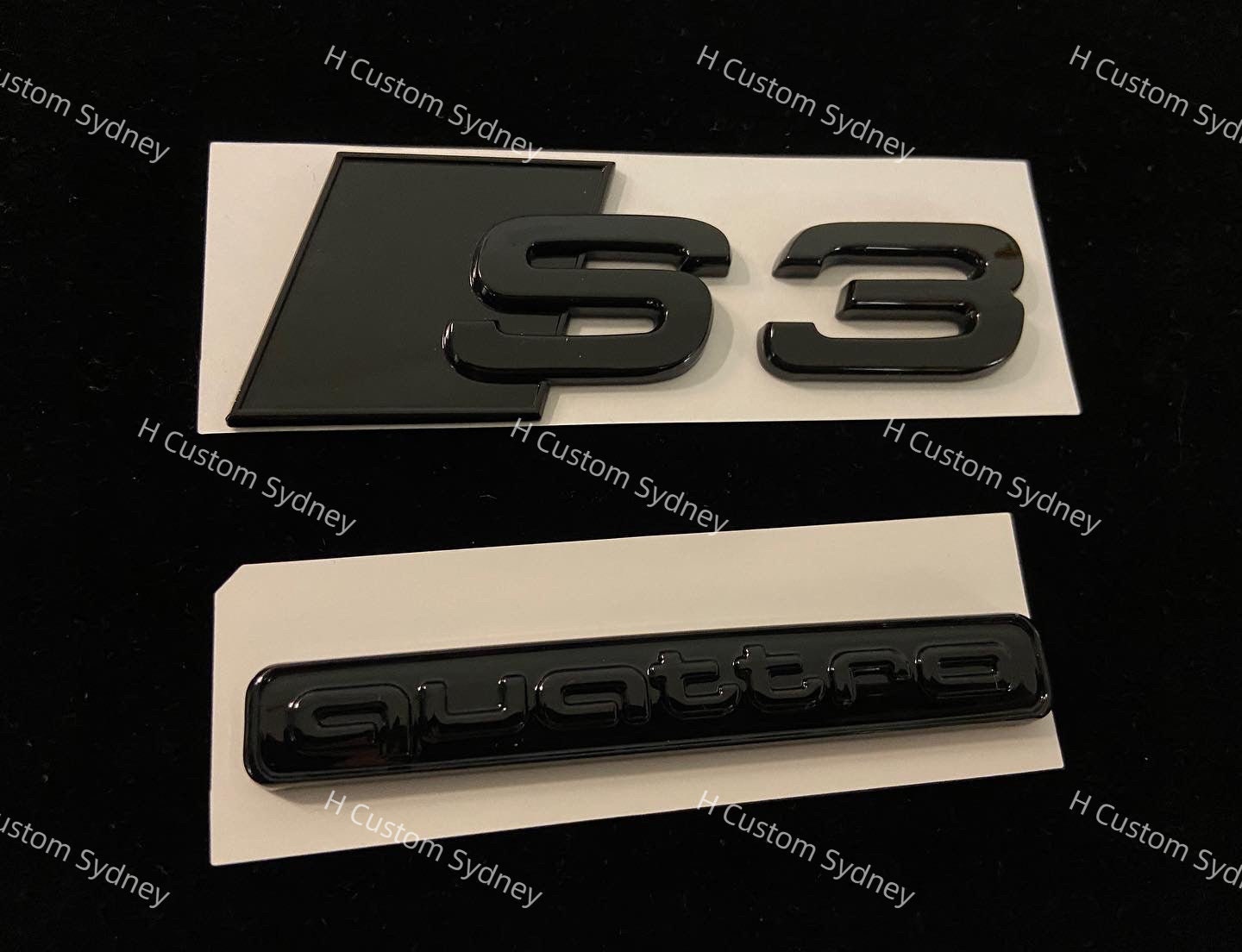 S3 All Black Badges Package for Audi S3 8V GY 2015-2023 Custom - Etsy