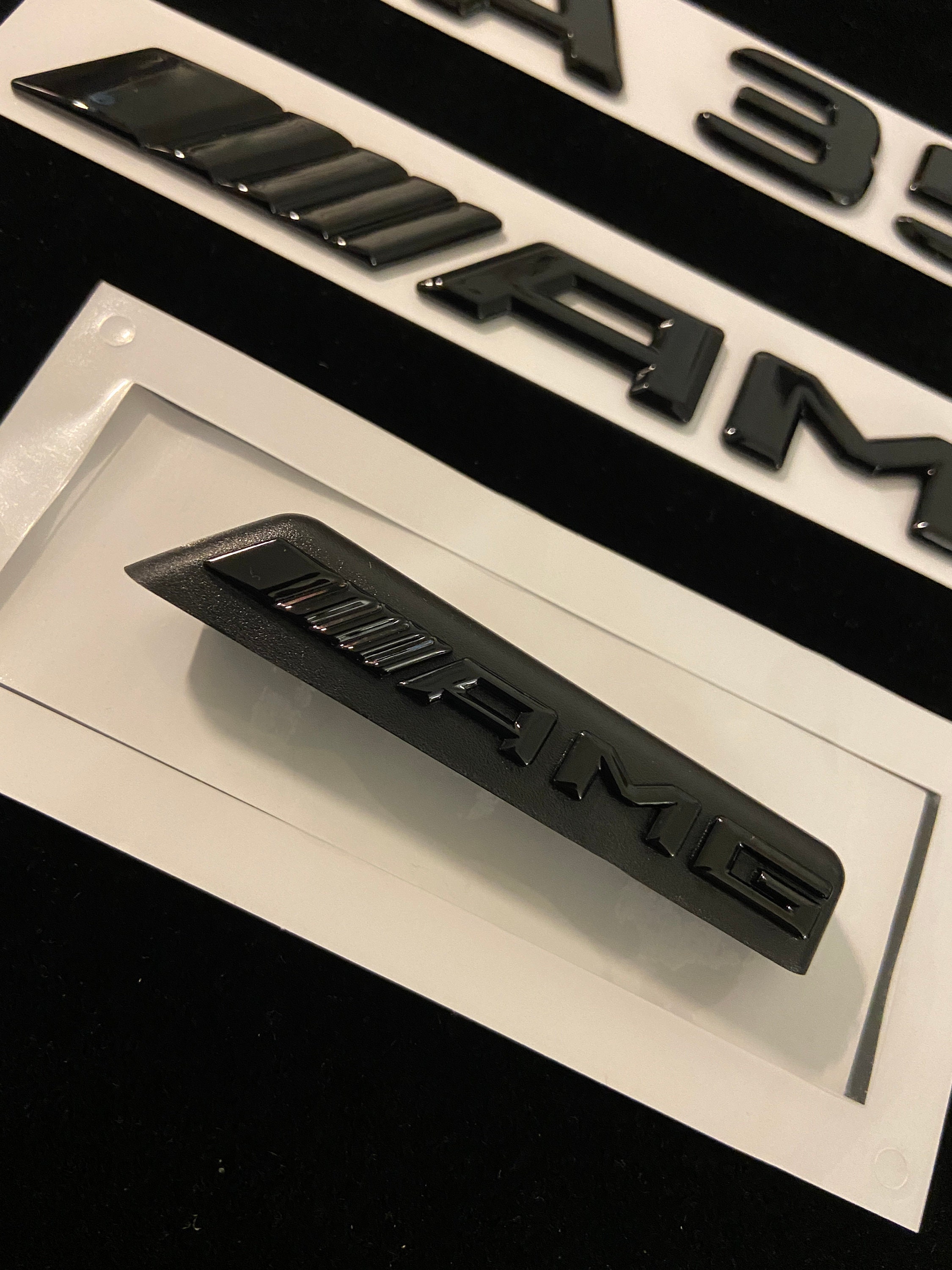Gloss Black A35 AMG Badges Package for Mercedes A35 W177 V177 - Etsy ...