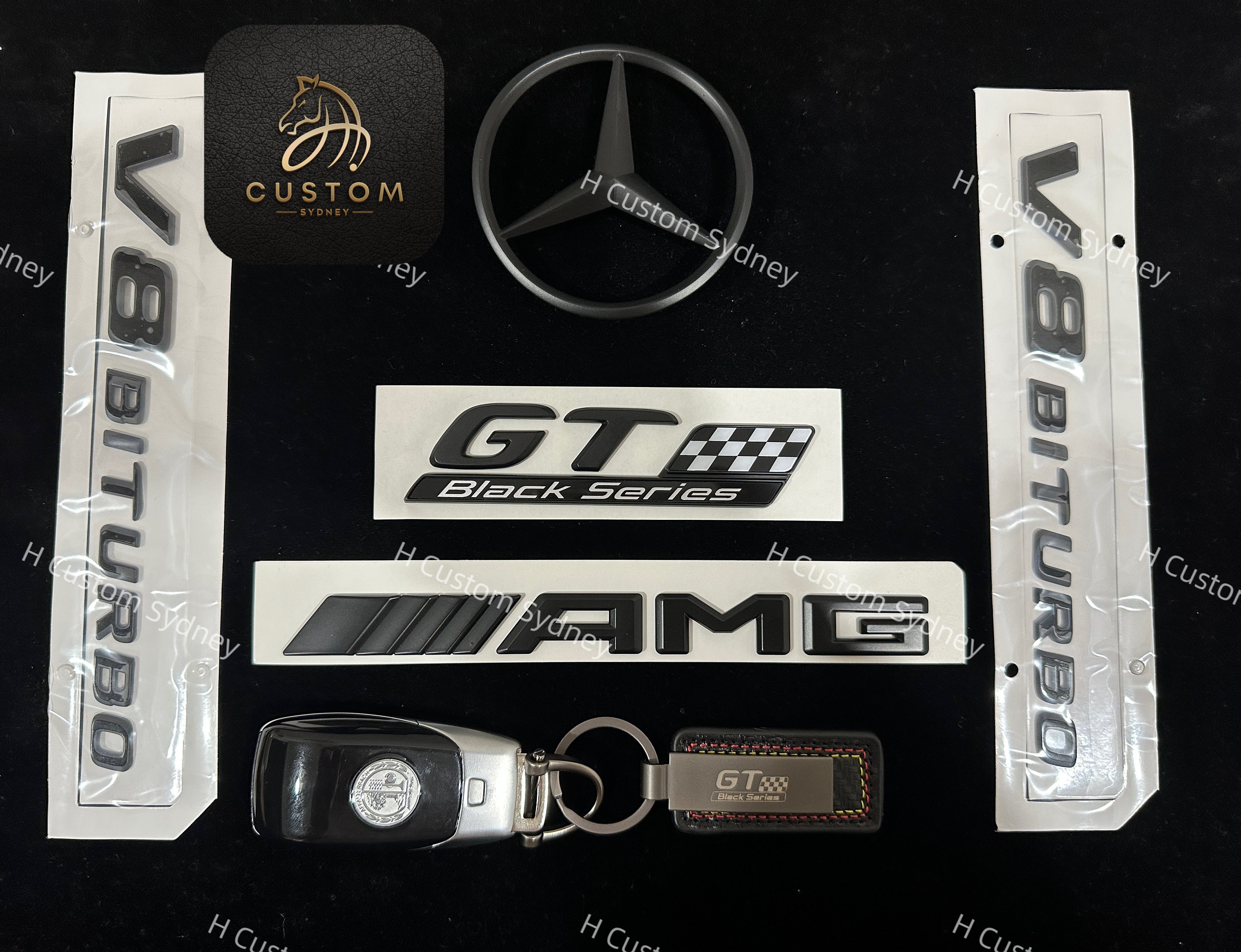 Matte Black GT Black Series Badges Package for Mercedes AMG GT - Etsy