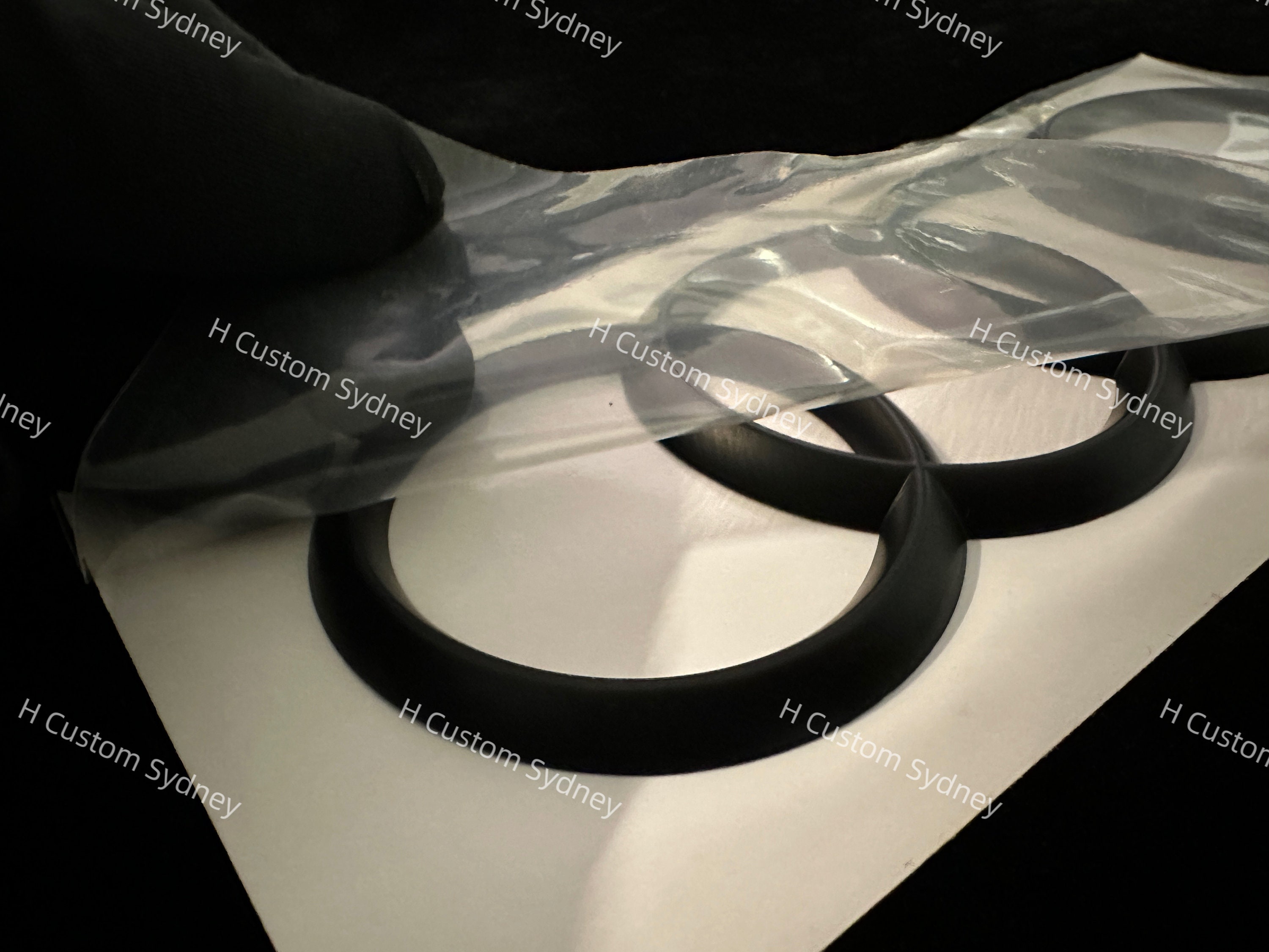 A4 Gloss Black Full Badges Package for Audi A4 B9 40 TFSI 45 TFSI ...