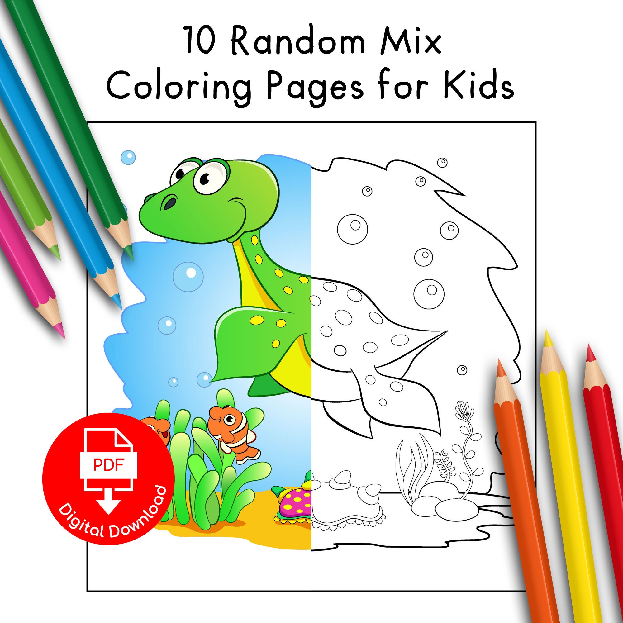 Random Coloring Pages To Print