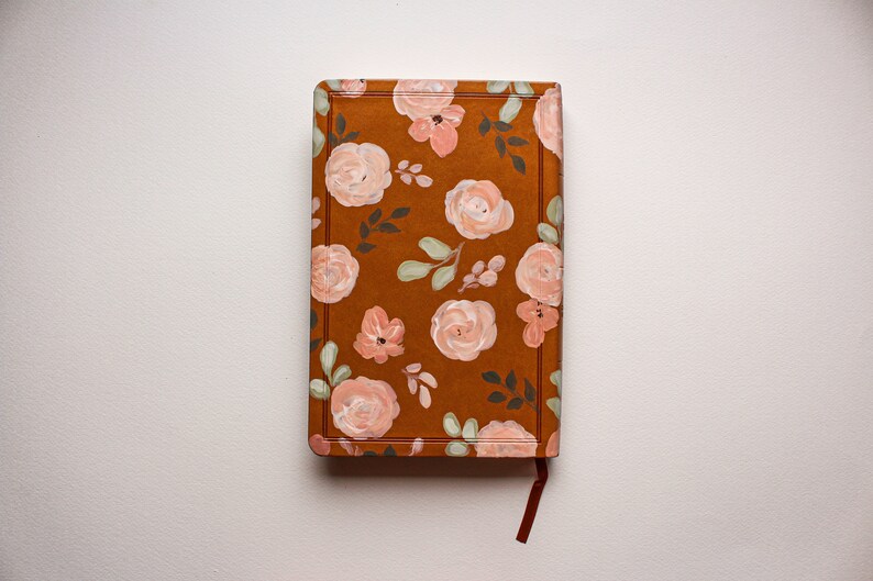 Custom Hand Painted Slimline CSB Bible red Letter - Etsy