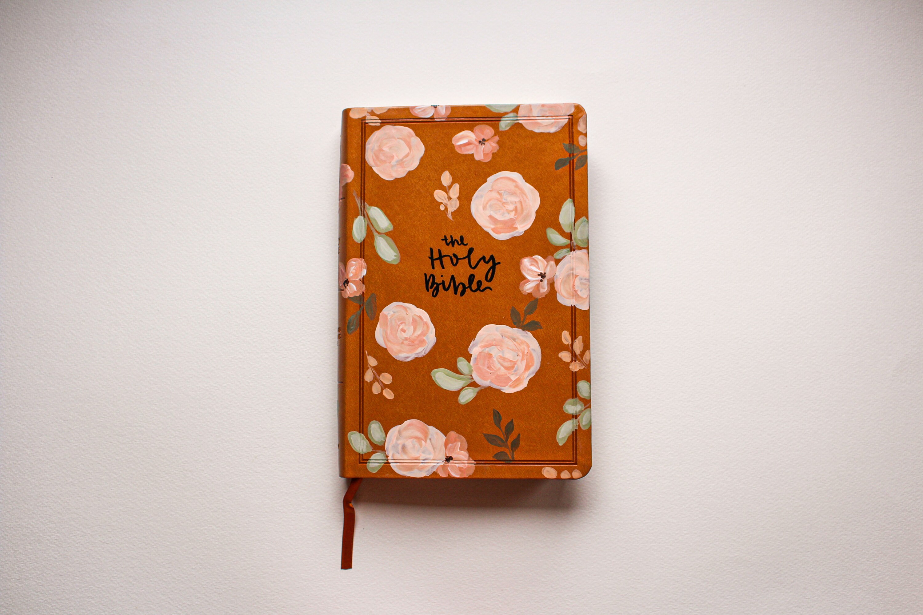 Custom Hand Painted Slimline CSB Bible red Letter - Etsy