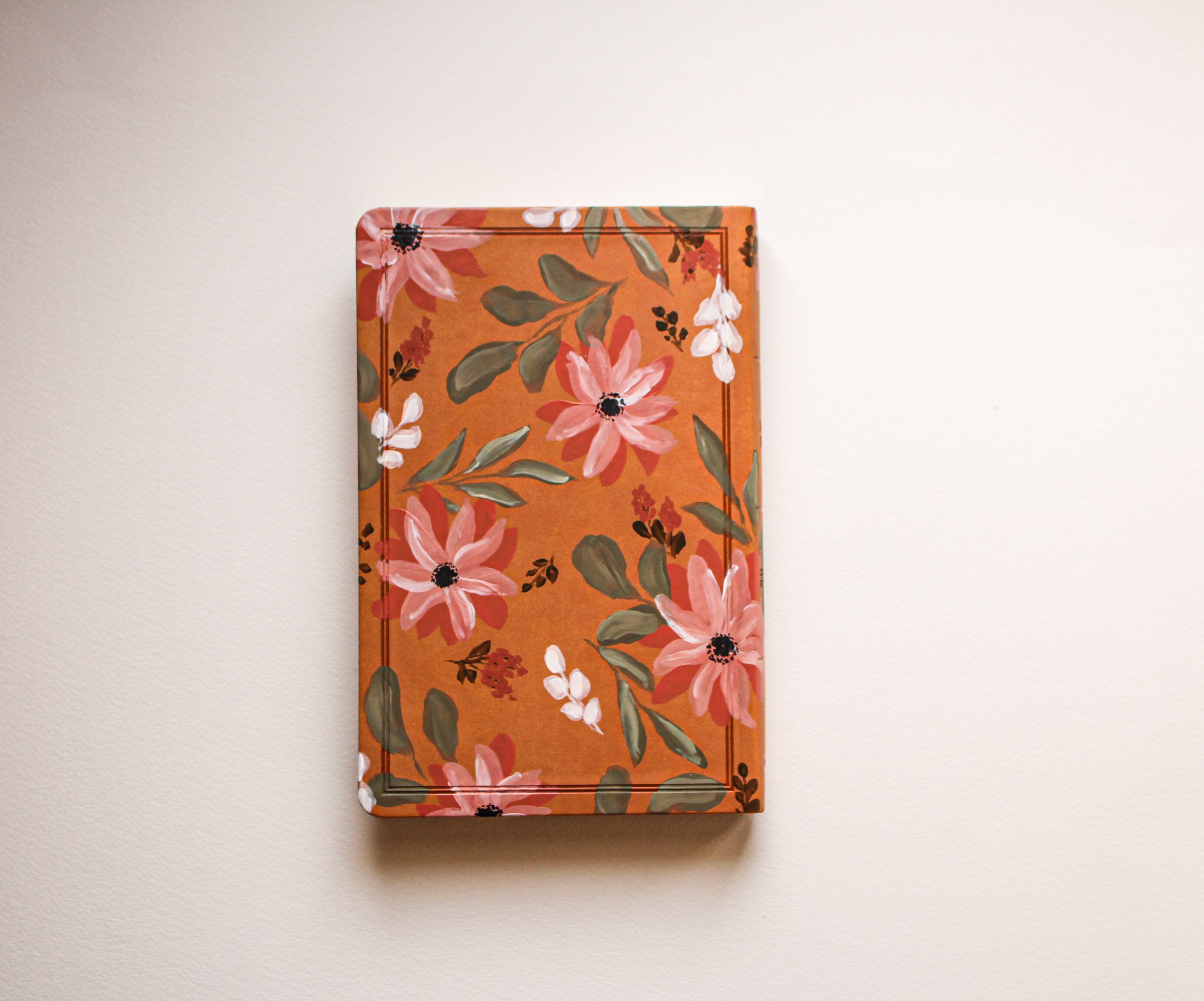 Custom Hand Painted Slimline CSB Bible red Letter - Etsy