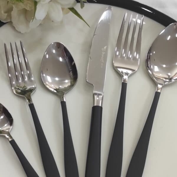 For 12 People Personalized Gold Cutlery Set 72 Pieces Set, Tableware ...