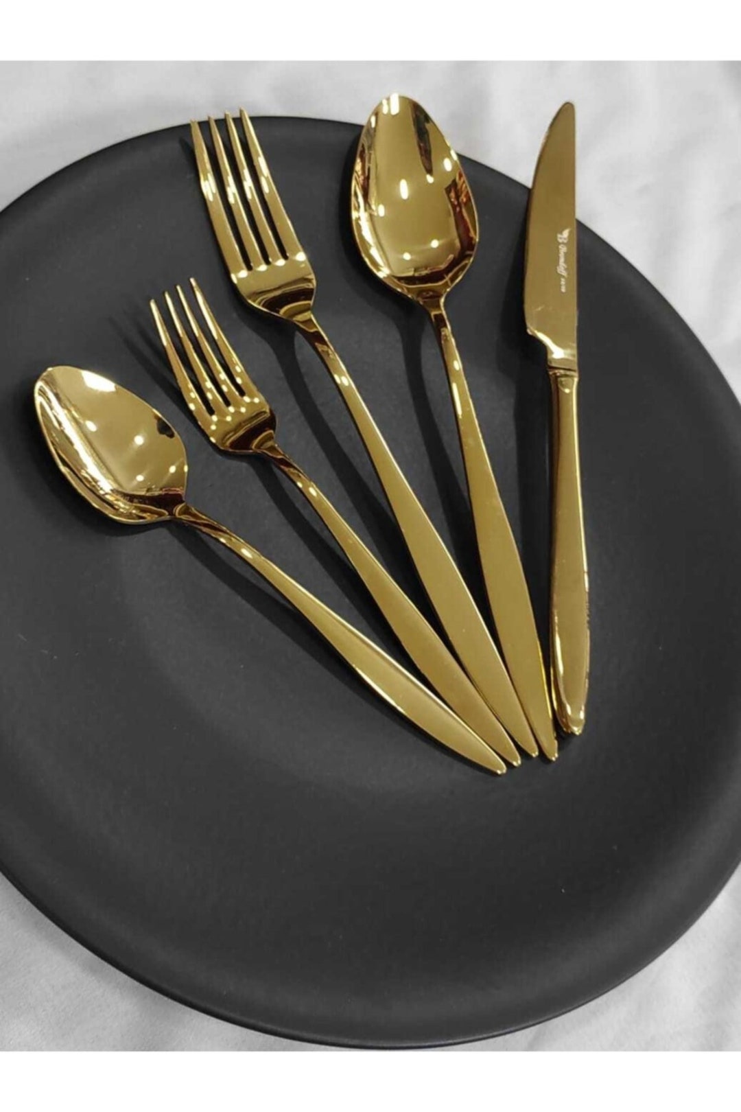 For 12 People Cutlery Set 60 Pieces Set, Tableware Gold Cutlery Set ...