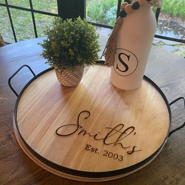 Personalized Tray - Etsy