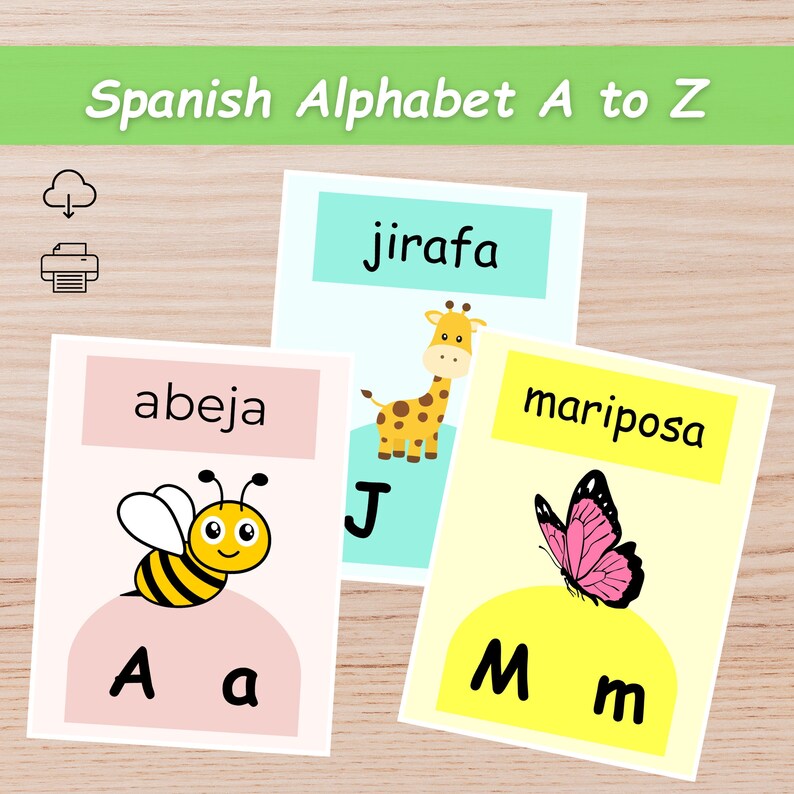 Alphabeto Español Printable Spanish Letters Abc Worksheet Spanish