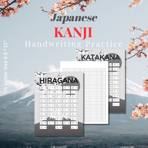 Katakana Practice Sheet Writing Worksheet Learn Japanese Language - Etsy