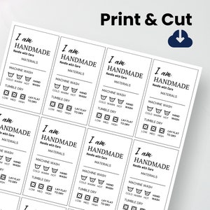 Wash Care Labels, Garment Tag, Laundry Care Labels, Apparel Labels ...