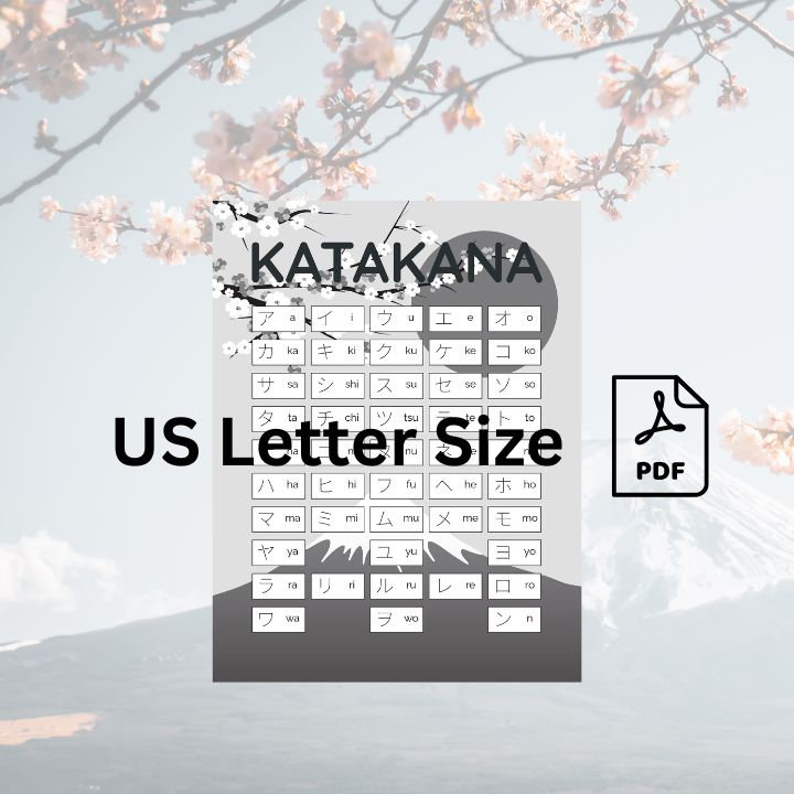 Japanese Kanji Practice Worksheets: Hiragana & Katakana (PDF Download ...