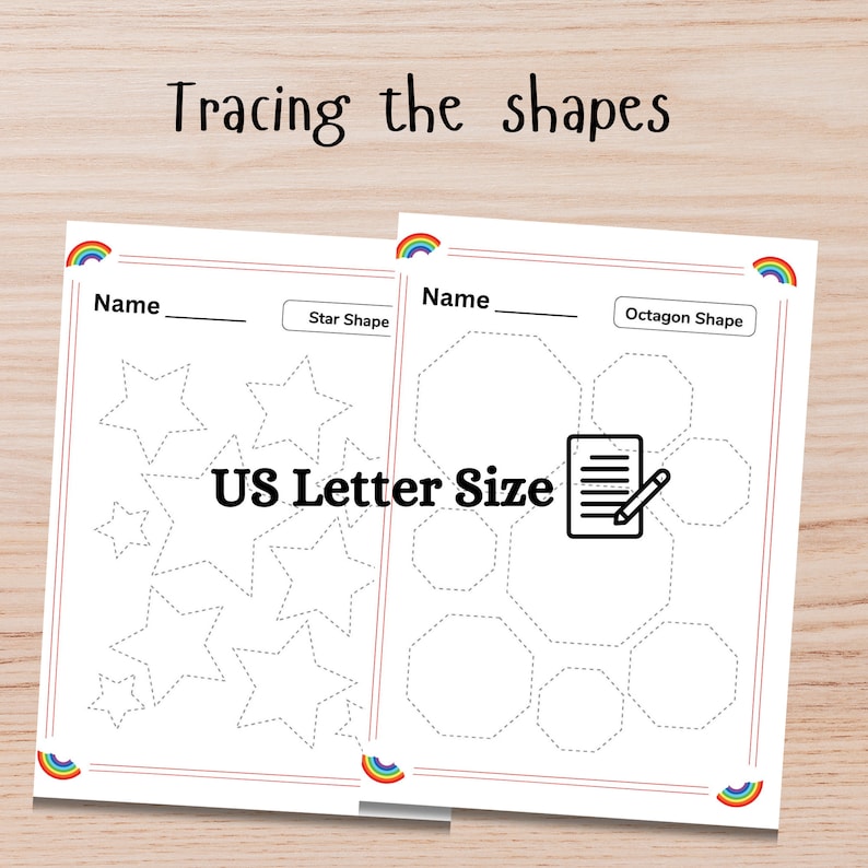 Preschool Tracing Worksheets Bundle, Numbers 1-100, Shapes & Lines ...