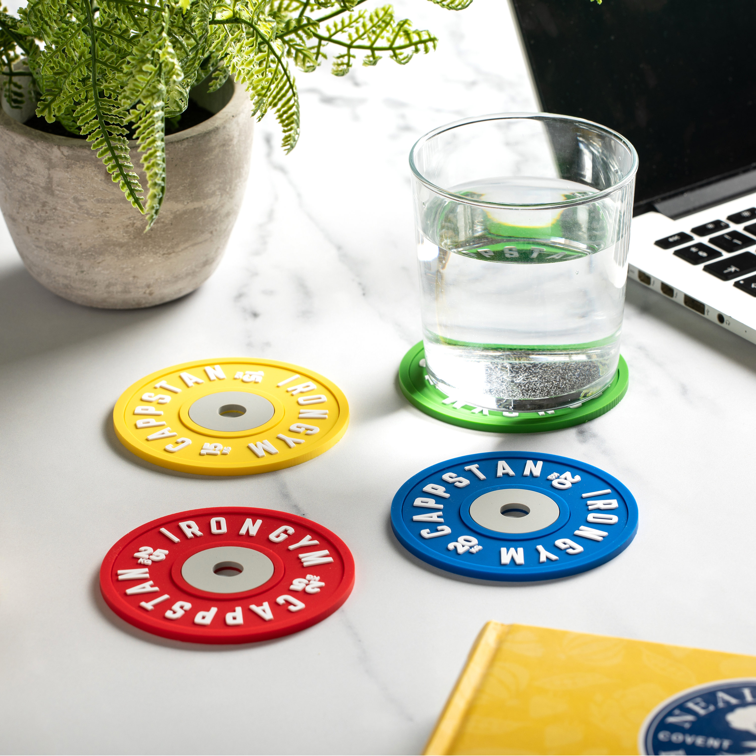 Set of 4 Weight Plate Coaster Non Slip Drink Coasters Gym - Etsy UK