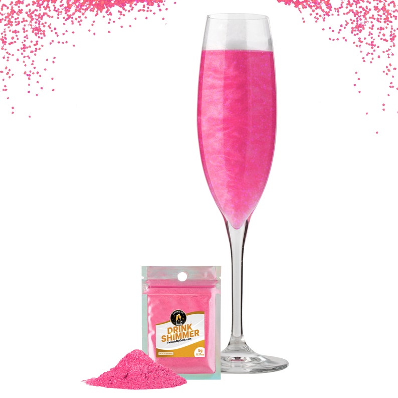 Edible Drink Glitter: Shimmer Powder for Cocktails & Parties (25 ...