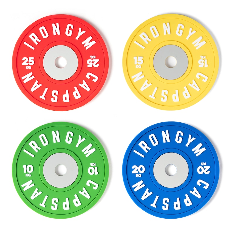 Weight Plate Coasters: Non-slip Gym Decor, Set of 4 - Etsy