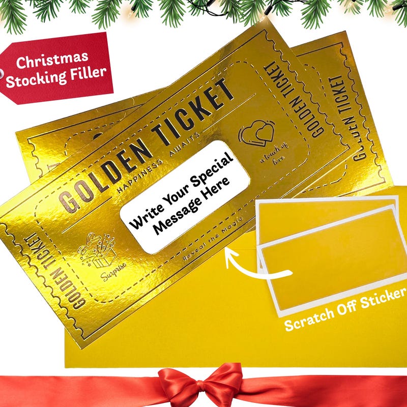 Golden Ticket - Etsy