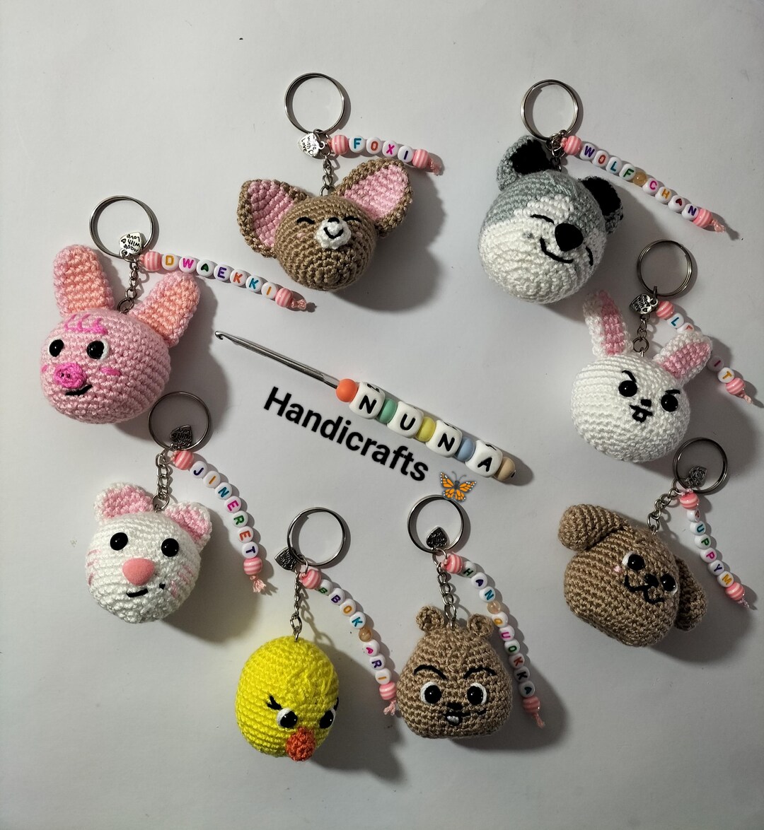 SKZOO Crochet, Amigurumi Skz Keychain, Stray Kids ZOO - Etsy