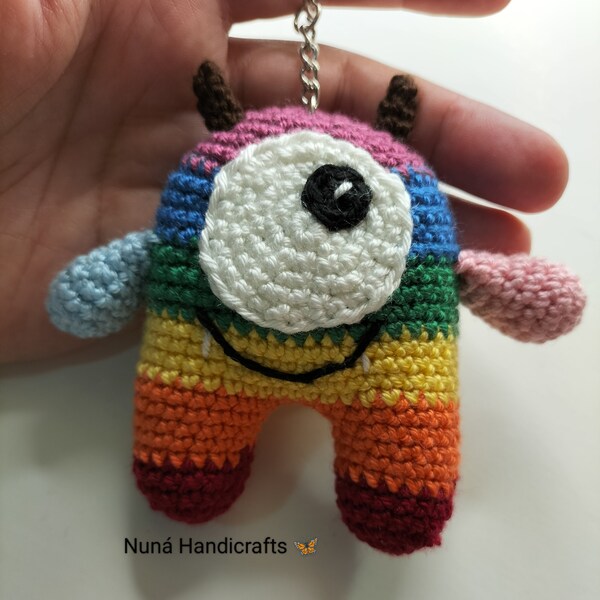 Hand Knit Key Chain - Etsy