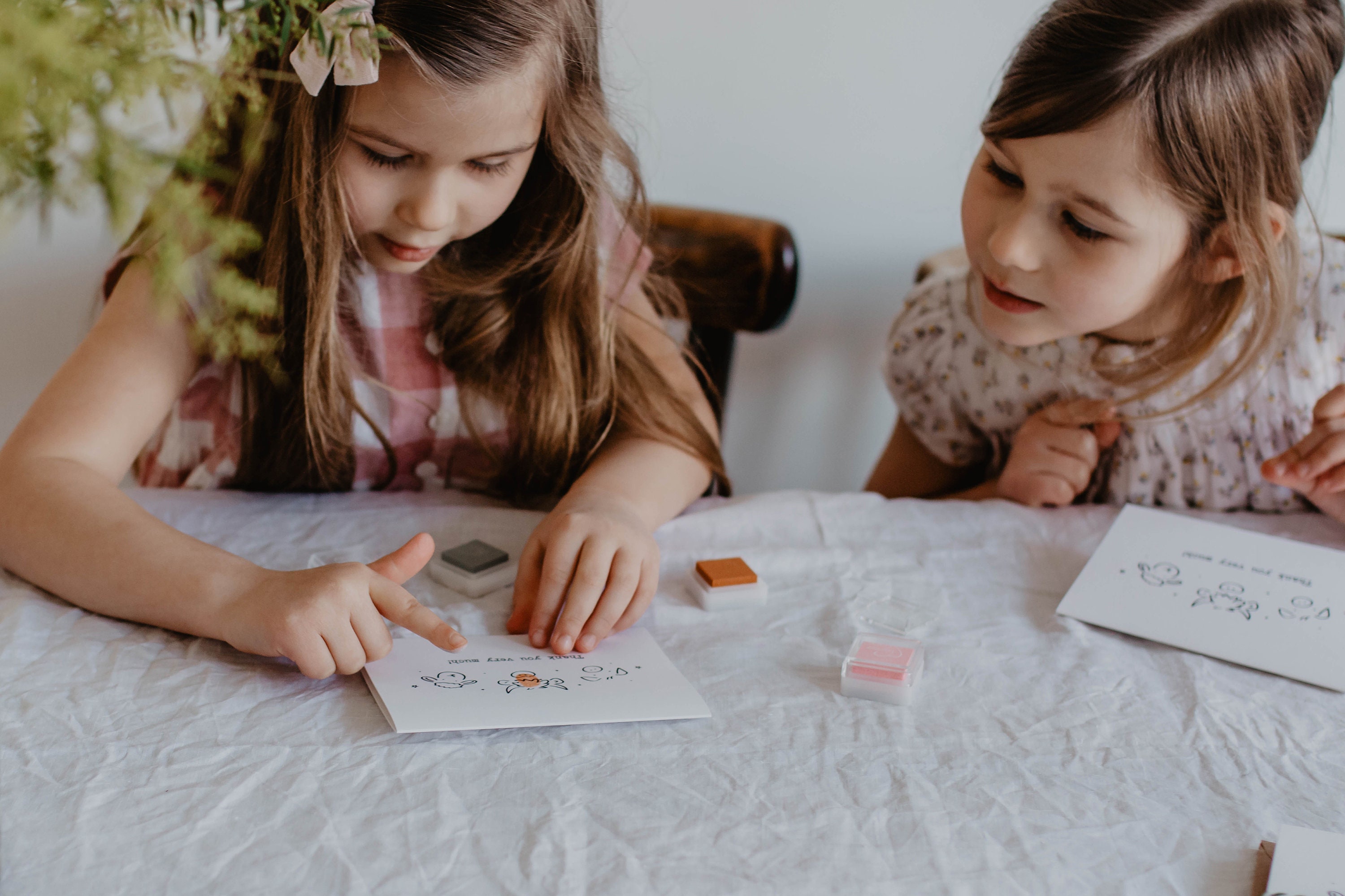 Fingerprint at the Farm Thank You Card Making Kit 10 Pack - Etsy