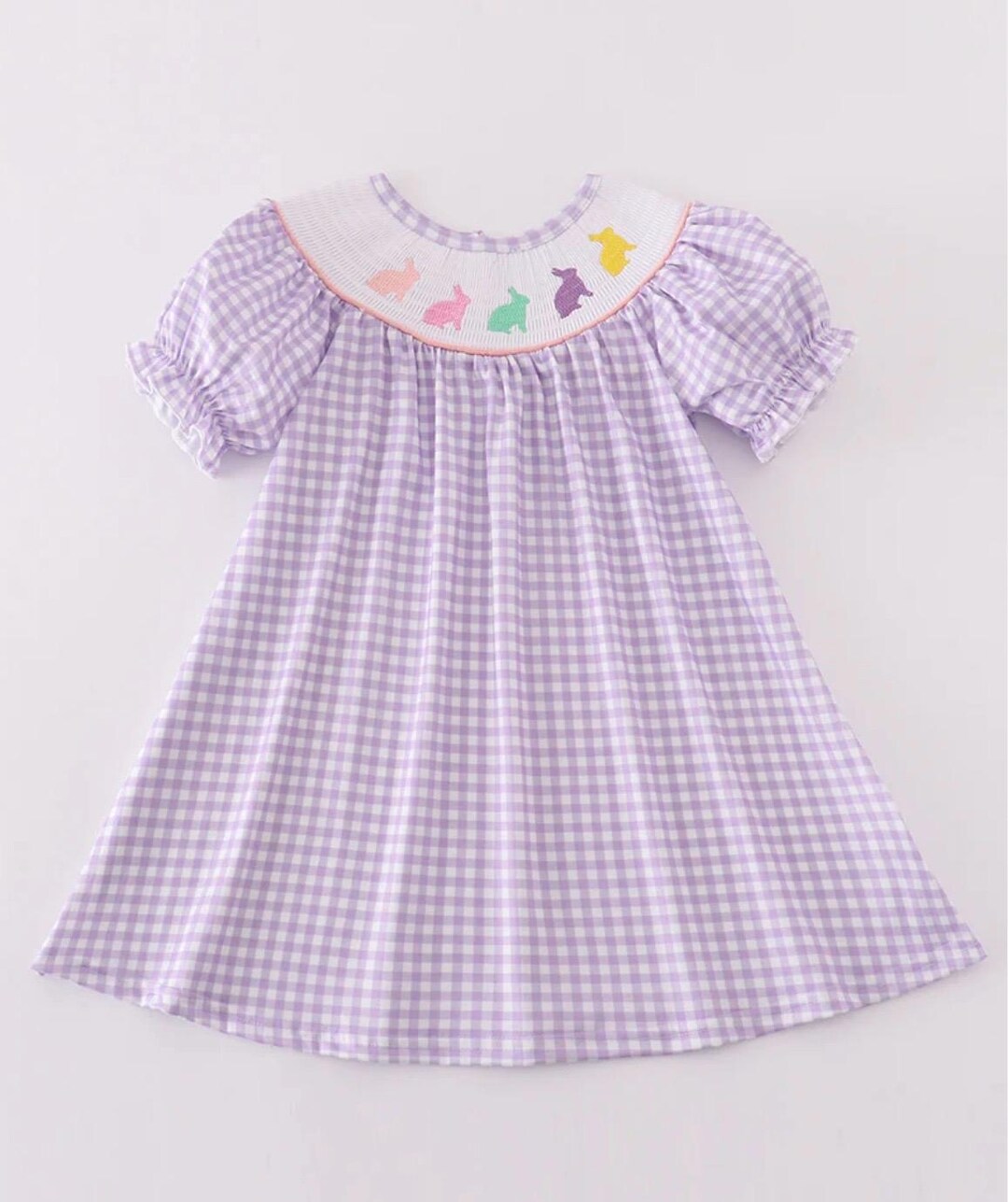 Girl Easter Outfit. Girl Smocked Bunny Dress - Etsy