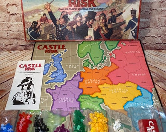 Castle Risk Board Game - Etsy