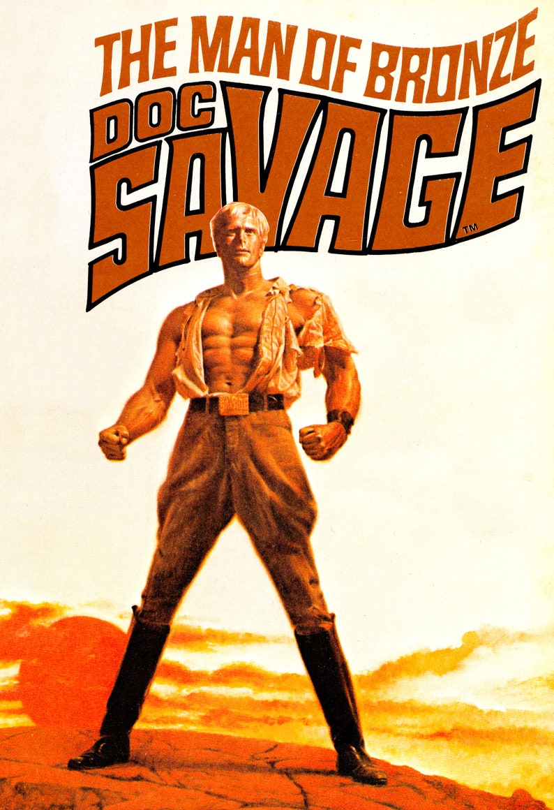 Doc Savage Poster Unique Custom Art Print/perfect for the Pulp and ...