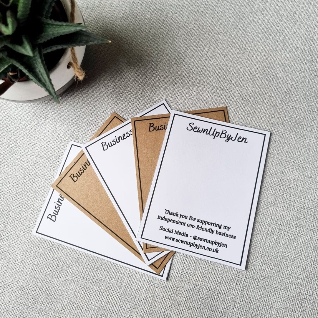 Small Comp Slip Template, Thank You Card, Digital Download, Craft ...