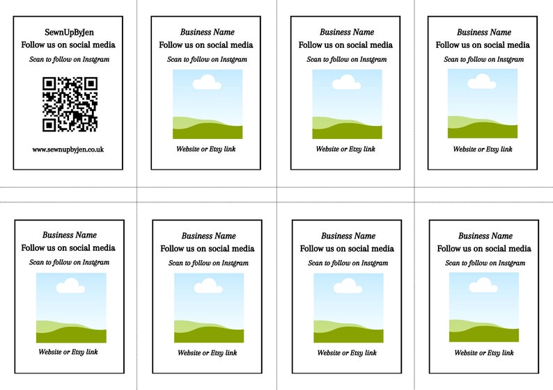 Social Media Card Template, Digital Download, Craft Market, Craft Fair ...