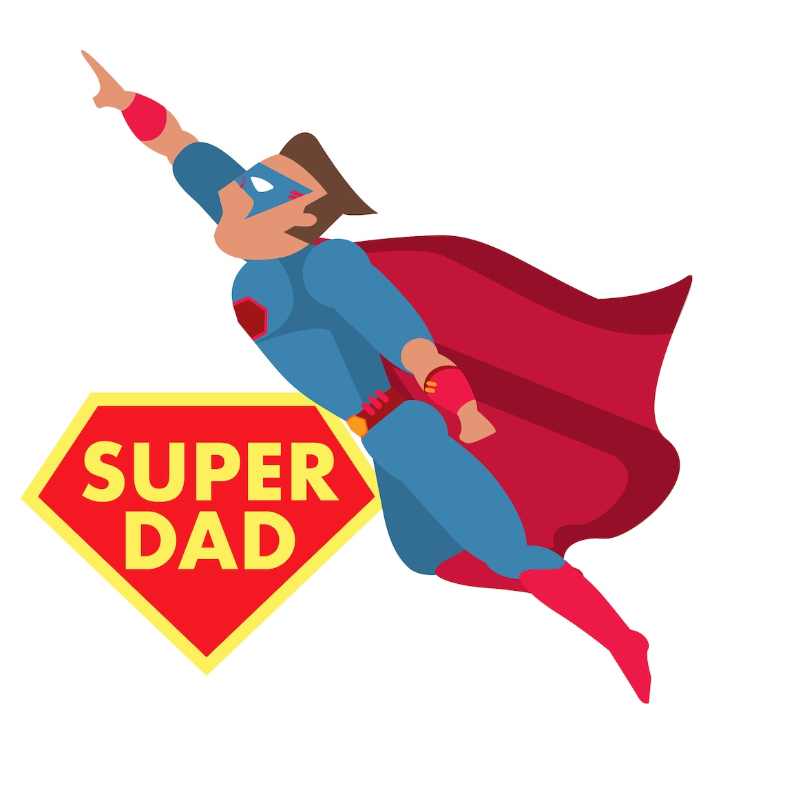 Super Dad SVG PNG - Etsy