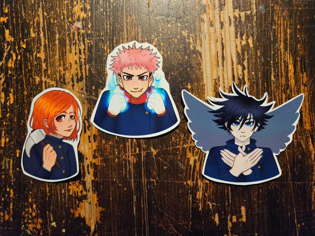 Yuji, Nobara, Megumi Stickers - Etsy