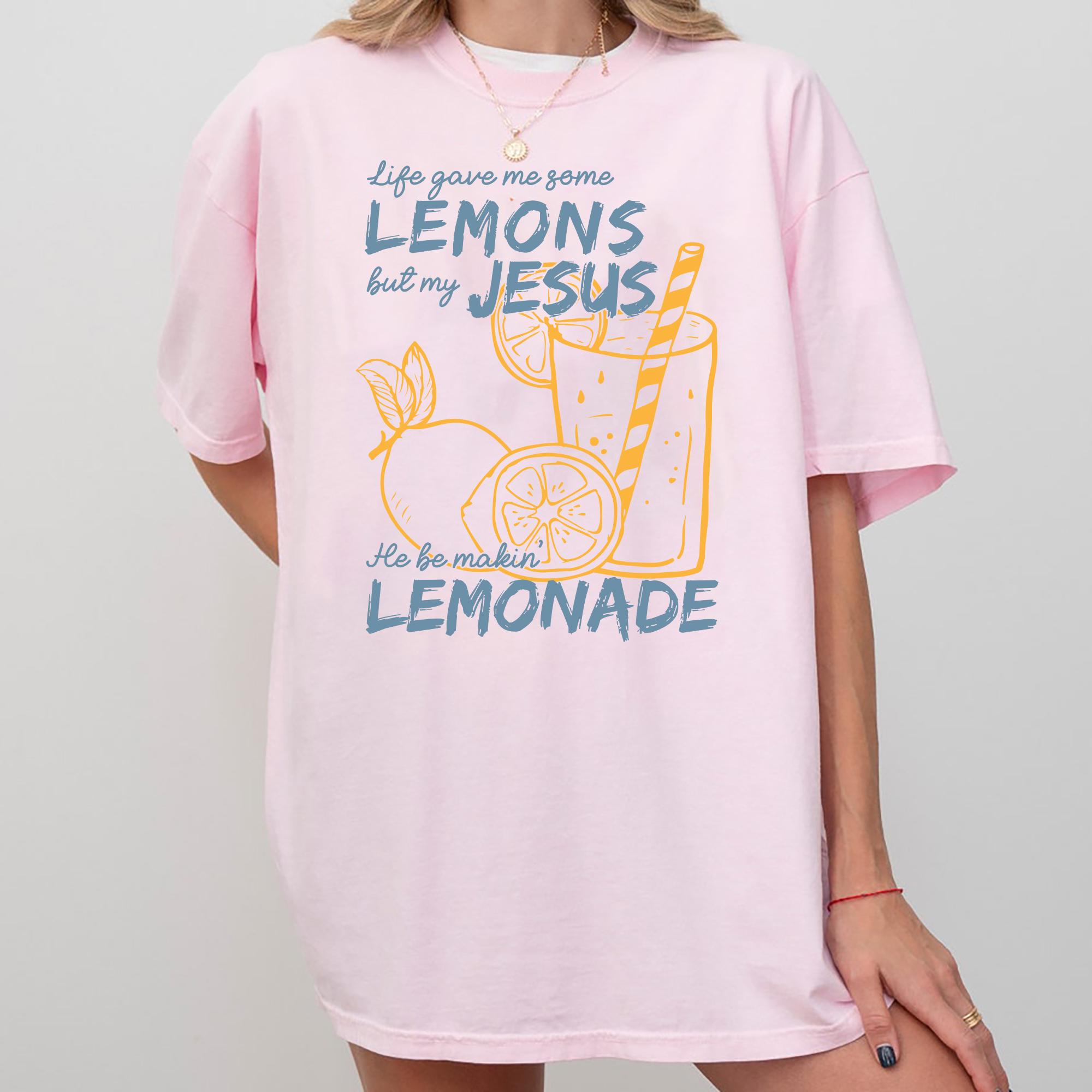 My Jesus Making Lemonade Tee: Christian Graphic T-shirt - Etsy