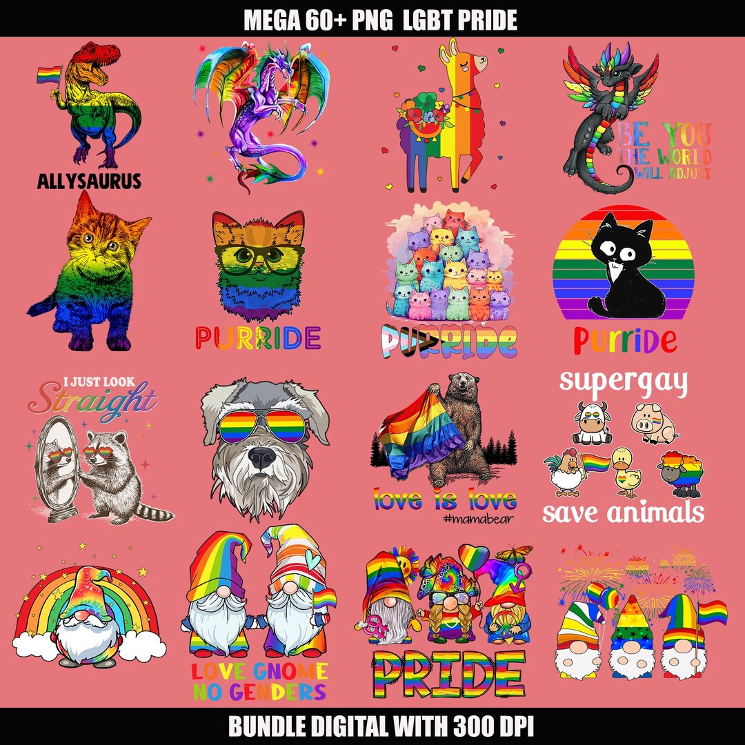 60+ LGBT Bundle Png Design, Lgbt Png, Pride Mom Png, Rainbow LGBT Png ...