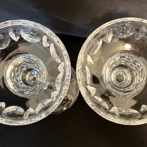 Stunning Pair of Rogaska 8" Gallia Crystal Candlestick Holders - Etsy