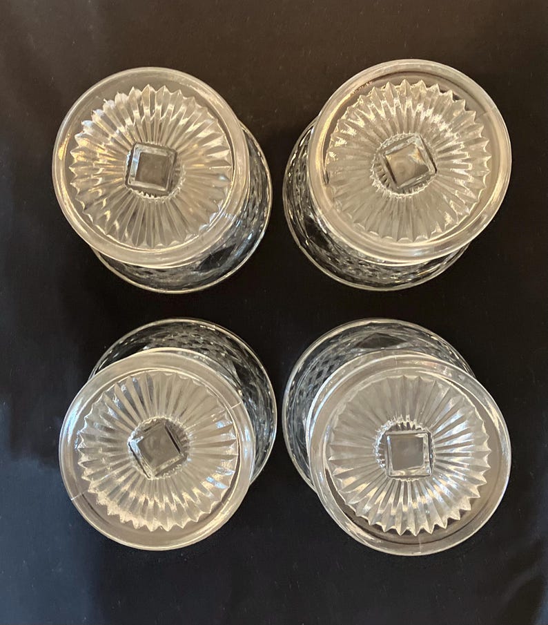 Vintage Set of 4 1950's Hazel Atlas "gothic" Big Top Peanut Butter ...