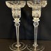 Stunning Pair of Rogaska 8" Gallia Crystal Candlestick Holders - Etsy